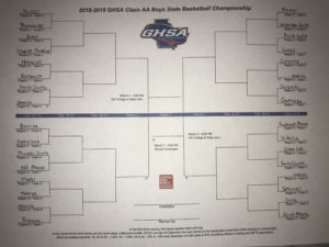 2019 GHSA Basketball State Playoff Brackets | Sandy's Spiel
